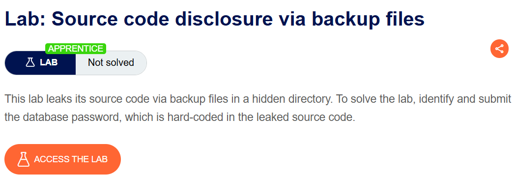 Source code disclosure via backup files writeup - cyberhub.es