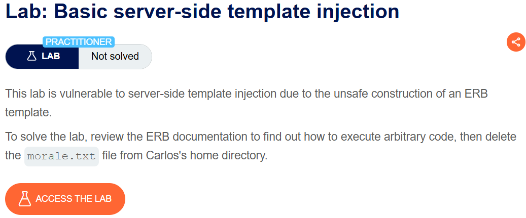 Basic server-side template injection writeup - cyberhub.es